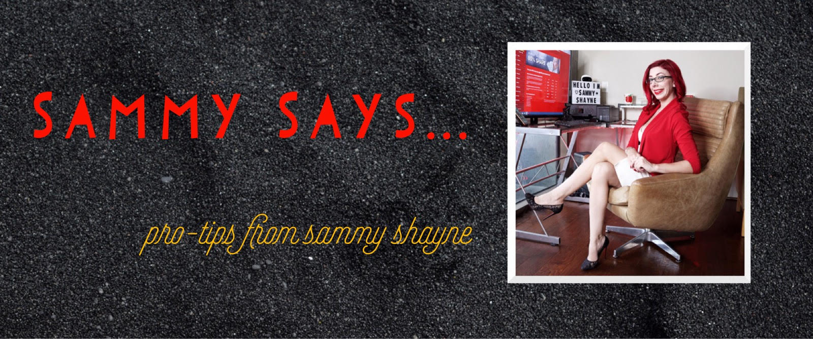 Sammy Says: Get Yourself Some Healthcare – YNOT CAM